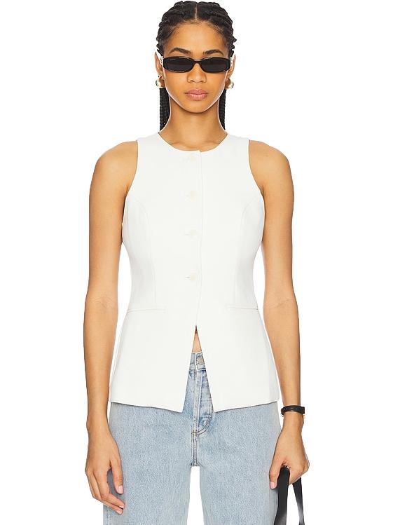 GOOD AMERICAN Luxe Suiting Sculpted Vest